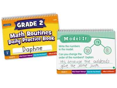 Math Routines Daily Practice Book - Gr. 2 at Lakeshore Learning