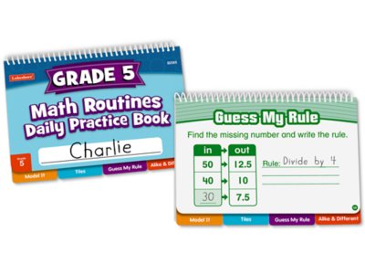 Math Routines Daily Practice Book - Gr. 5 at Lakeshore Learning