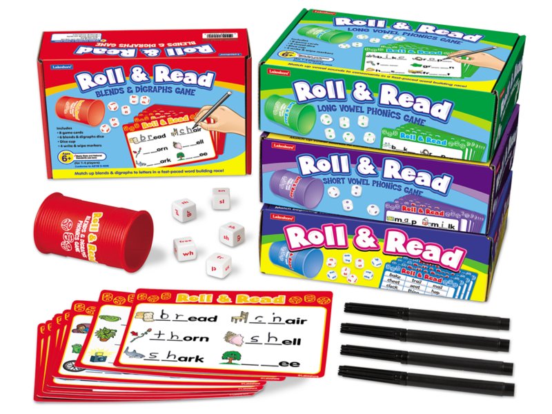 Roll & Read Phonics Games - Complete Set at Lakeshore Learning