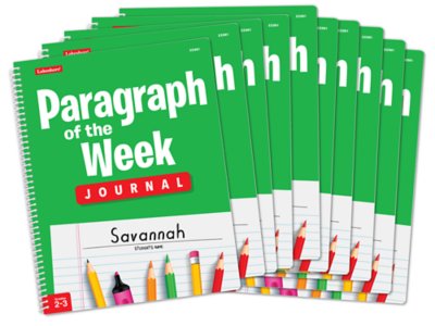 Paragraph of the Week Journal - Gr. 2-3 at Lakeshore Learning