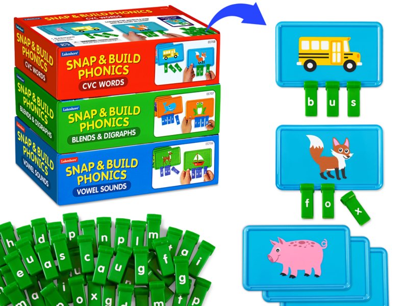 Snap & Build Phonics - Complete Set at Lakeshore Learning