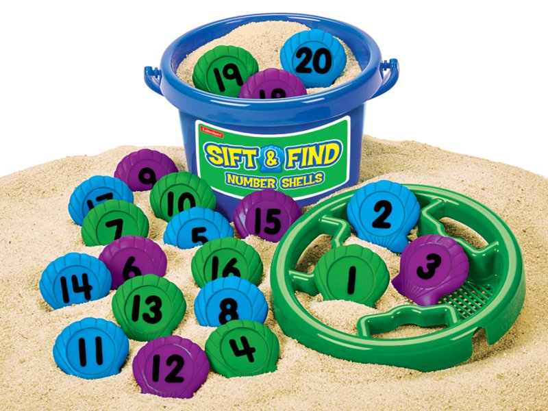 Sift & Find Number Shells at Lakeshore Learning