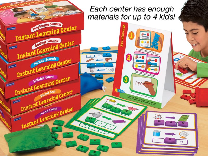 Phonemic Awareness Instant Learning Centers - Complete Set at Lakeshore ...