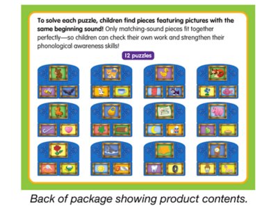 Beginning Sounds Learning Puzzles at Lakeshore Learning