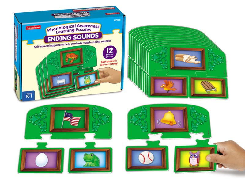 Ending Sounds Learning Puzzles at Lakeshore Learning