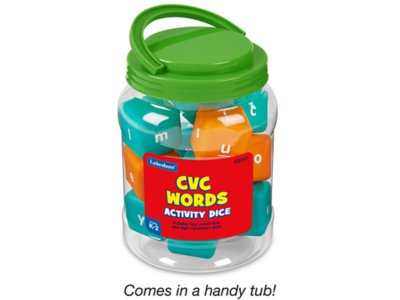 CVC Words Giant Activity Dice at Lakeshore Learning