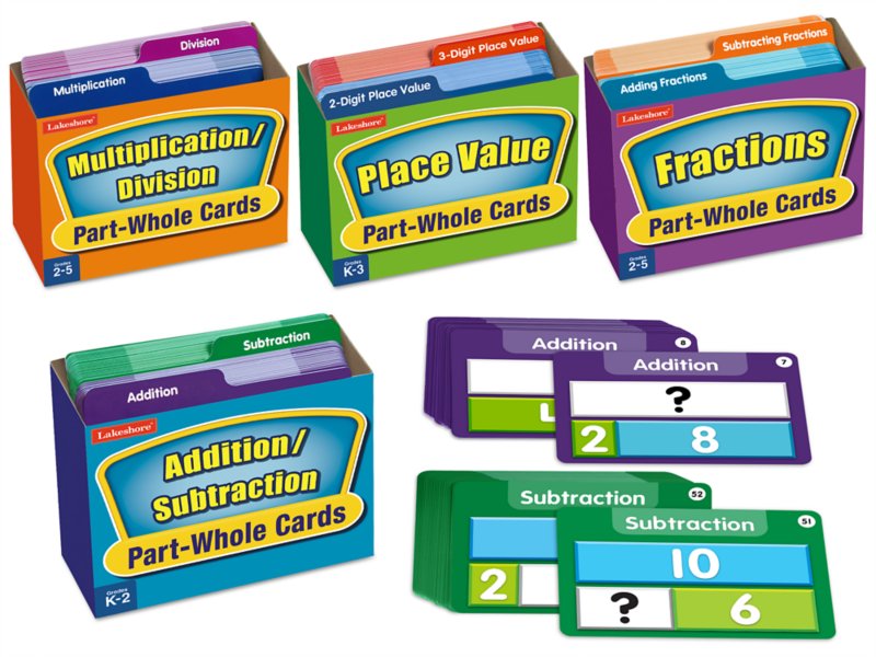 Visualize It! Part-Whole Cards - Complete Set at Lakeshore Learning