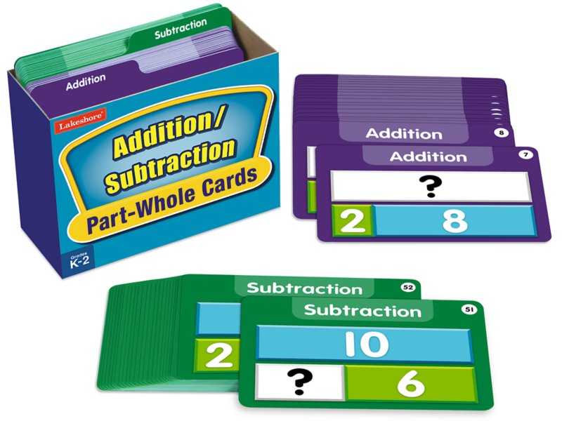 Visualize It! Part-Whole Addition and Subtraction Cards at Lakeshore ...