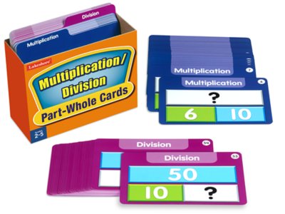 Visualize It! Part-Whole Multiplication and Division Cards at Lakeshore ...