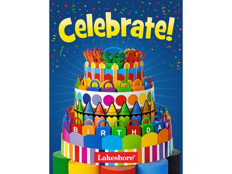 Celebrate! Birthday Cake E-Gift Card at Lakeshore Learning