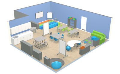 Elementary Special Education Classroom Layout | Lakeshore® Furniture