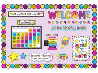 Brights 4Ever Calendar Bulletin Board Set at Lakeshore Learning