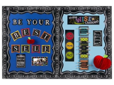 Chalk It Up! Double-Sided Pennant Accents at Lakeshore Learning