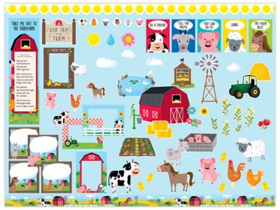 Farm Friends Double-Sided Welcome Banner at Lakeshore Learning