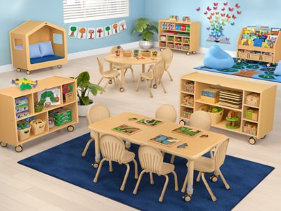 Flex-Space Jr.® Mobile Locking Storage Cabinet at Lakeshore Learning