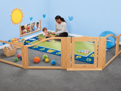 Play-Top Connective Storage Unit with Acrylic Back at Lakeshore Learning