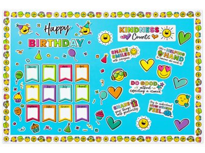 Kind Vibes Kindness Counts Bulletin Board Set at Lakeshore Learning