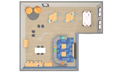 Expanded Learning: Middle & High School Layout | Lakeshore® Furniture
