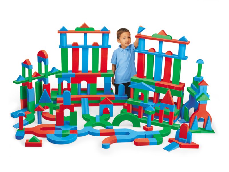 Soft Unit Blocks - School Set at Lakeshore Learning