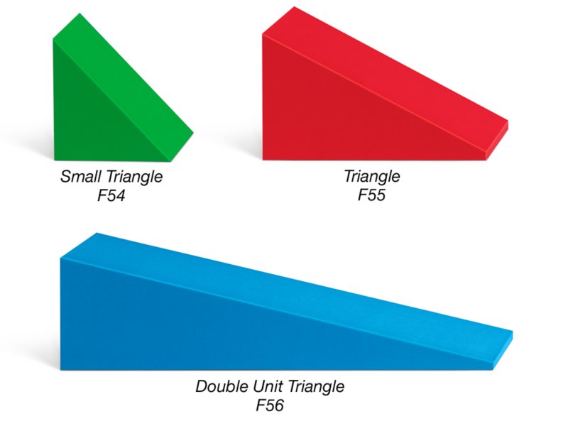 Soft Triangle Unit Block at Lakeshore Learning