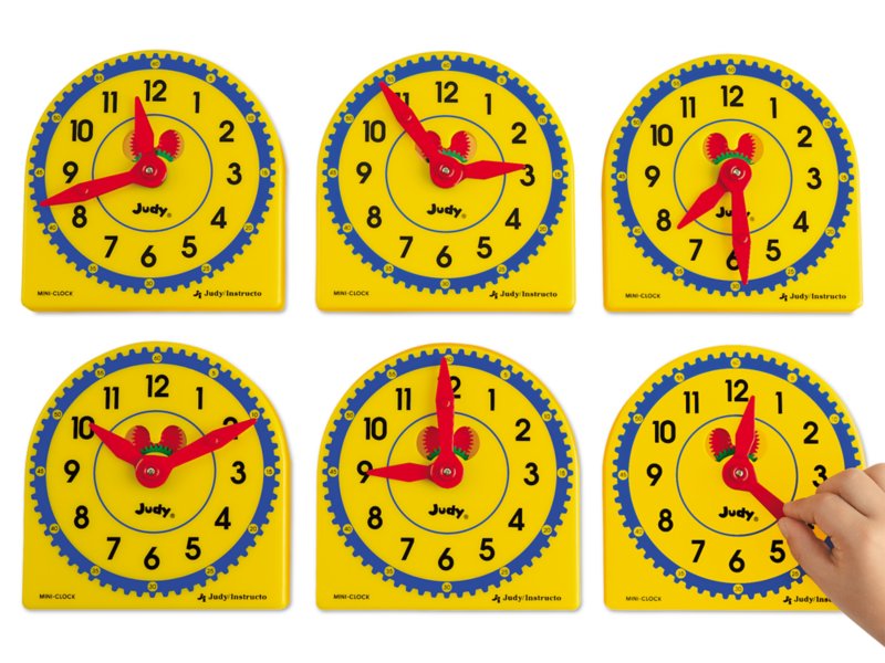Student Gear Clocks - Set of 6 at Lakeshore Learning