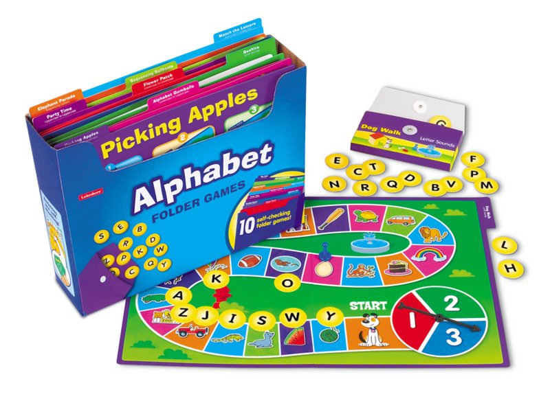 Alphabet Folder Game Library - Pre K-K at Lakeshore Learning