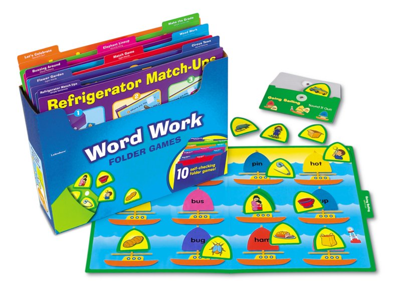 Word Work Folder Game Library - Pre K-K at Lakeshore Learning