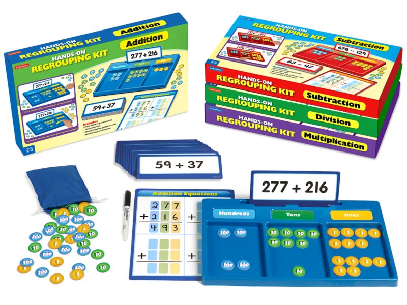 Hands-On Regrouping Kits - Complete Set at Lakeshore Learning