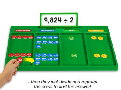 Hands-On Division Regrouping Kit at Lakeshore Learning