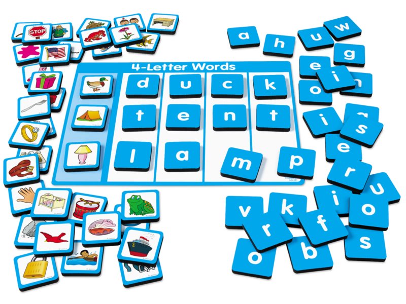 Build-A-Word! Magnet Board - 4-Letter Words at Lakeshore Learning