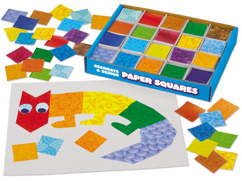 Decorate & Design Paper Squares at Lakeshore Learning