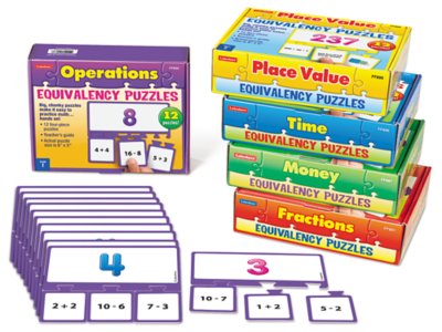 Math Equivalency Puzzles - Complete Set at Lakeshore Learning