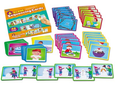 6-Scene Sequencing Cards at Lakeshore Learning