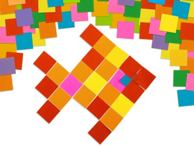 Colorful Mosaic Squares at Lakeshore Learning