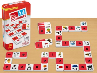 Mastering Short Vowels Dominoes at Lakeshore Learning