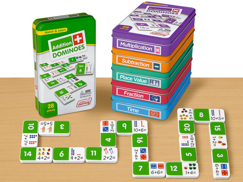 Mastering Math Dominoes - Complete Set at Lakeshore Learning