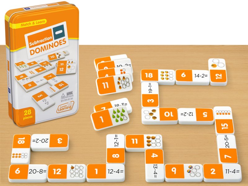 Mastering Subtraction Dominoes at Lakeshore Learning
