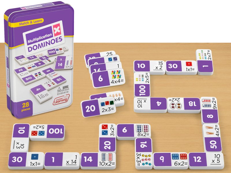 Mastering Multiplication Dominoes at Lakeshore Learning