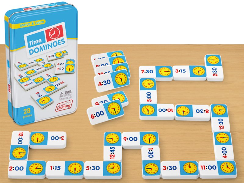 Mastering Time Dominoes at Lakeshore Learning