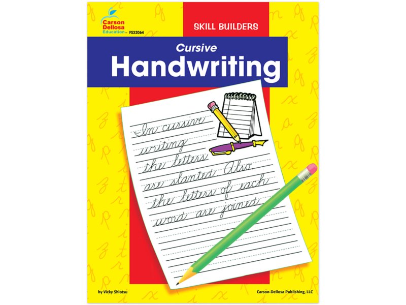 Cursive Handwriting Practice Workbook at Lakeshore Learning