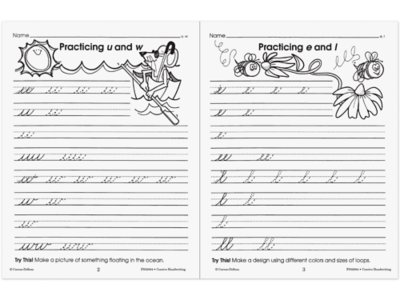 Cursive Handwriting Practice Workbook at Lakeshore Learning
