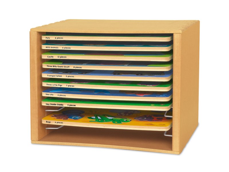 Preschool Puzzles Rack