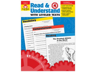 Read & Understand with Leveled Texts Workbook - Gr. 4 at Lakeshore Learning