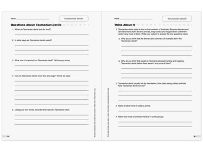Read & Understand with Leveled Texts Workbook - Gr. 4 at Lakeshore Learning