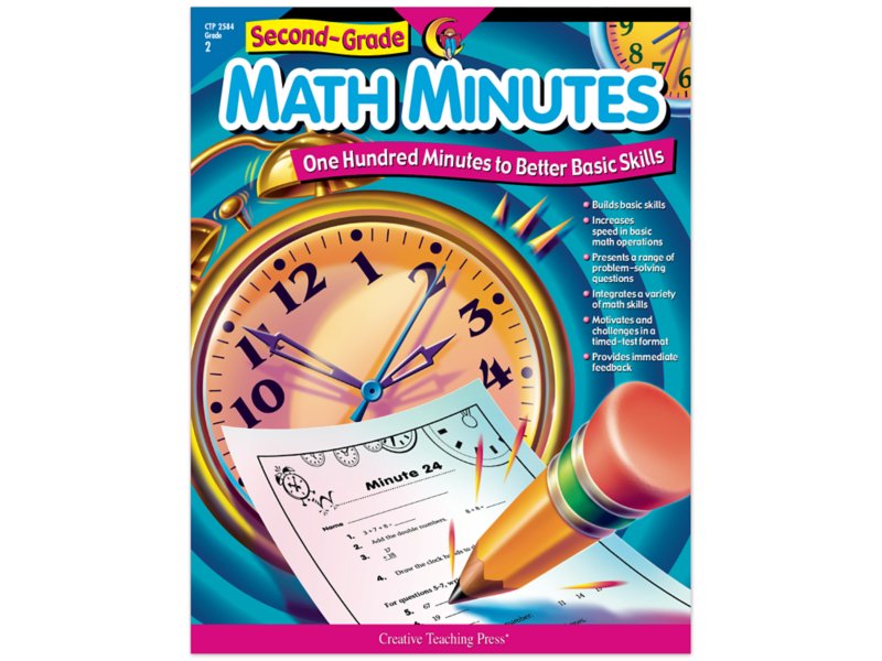 Math Minutes Workbook - Gr. 2 at Lakeshore Learning