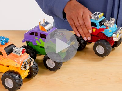 Snap & Design Monster Trucks at Lakeshore Learning