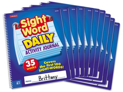 Sight-Word Daily Activity Journal at Lakeshore Learning
