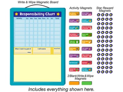 Good for Me! Magnetic Responsibility Chart at Lakeshore Learning