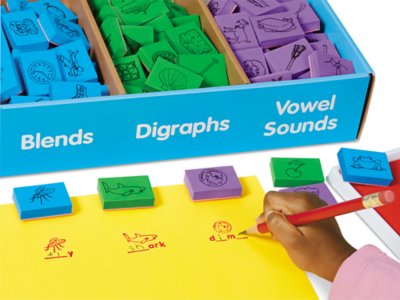 Fill-In-The-Blank Phonics Stamps - Set 2 at Lakeshore Learning