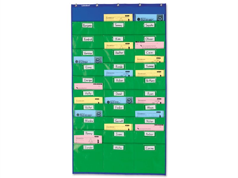 Student Organization Classroom Center Pocket Chart - Daily Schedule ...